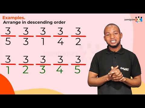ORDERING OF FRACTIONS