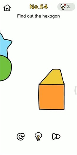 Brain Out Find out the hexagon