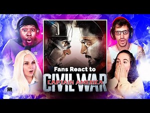They couldn't take this in... FIRST TIME watching Captain America: Civil War (2016) Reaction Mashup
