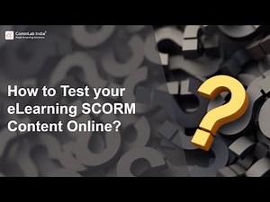 How to Test Your eLearning SCORM Content Online