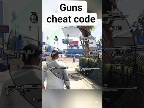 🔫 GTA 5 ALL gun's CHEAT CODES | #shorts #gta5