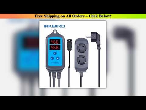 INKBIRD IHC200 EU Plug Digital Humidity Controller Hygrometer Humidistat For IncubatorAutomatic Inc