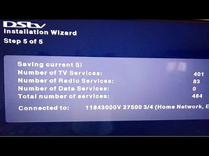 How To Run Dstv Installation Wizard