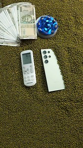 Samsung galaxy S234ultra titanium green 💚 Display quality testing on Samsung AC Remote Digital technology Amazing Display quality 😱🤯🙀 | kasim__tech