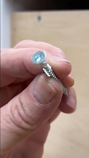 🔩 Quick Screws 2” funnel head—see it in action! #woodworking #cabinetmaking #fasteners #woodshop