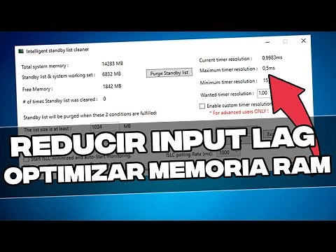 🖐Como quitar el INPUT LAG en PC & OPTIMIZAR Memoria Ram – Intelligent Standby List Cleaner ISLC 2022