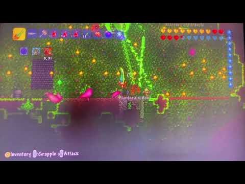 TERRARIA XBOX 360 PLANTERA BOSS FIGHT