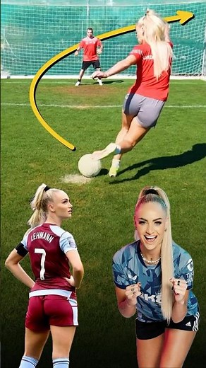 ALISHA LEHMANN: Rabona Goal by the Sexiest Women's Football Player