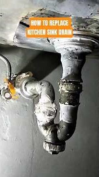 HOW TO REPLACE KITCHEN SINK DRAIN #plumber #plumbing #kitchensink #sinkdrain #ptrap