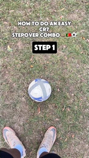 How to DO an EASY CR7 Step Over Combo🐐🇵🇹⚽️ #football #shorts