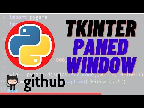 How To Create PanedWindow Widget With Python Tkinter?