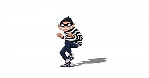 Sneaking Funny Thief Classic Animation Cartoon Stock Footage Video (100% Royalty-free) 34533802 | Shutterstock