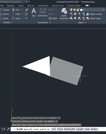 HOW TO DRAW ARROW BY USING POLYLINE? AUTOCAD | BEGINNER TO PRO | AUTOCAD SERIES