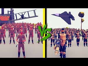 WW2 ARMY vs 2060 ARMY - Totally Accurate Battle Simulator TABS