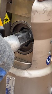 Jumper terminal pressing with new Tesmec machine #pressing #facebook #work #best #success | Electrical Transmission line