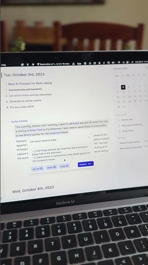 4 AI prompts to use in your notes each day