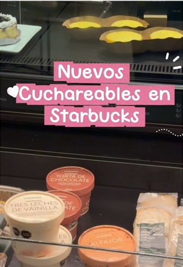 nuevos cuchareables en Starbucks!