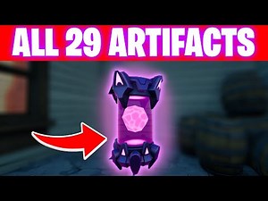 All 29 ALIEN ARTIFACTS LOCATIONS IN FORTNITE SEASON 7 Chapter 2 (WEEK 1-6)