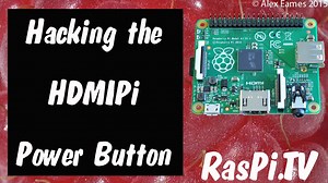 How to hack an HDMIPi power button #piday #raspberrypi @Raspberry_Pi