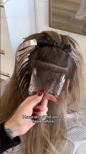 EASY FOIL PLACEMENT (BACK SECTION) with ‪@Taylordidmyhair‬ ❣️