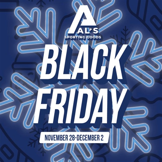 Black Friday at Al's starts NOW. Grab store-wide doorbusters and deals up to 80% off. | Al's Sporting Goods