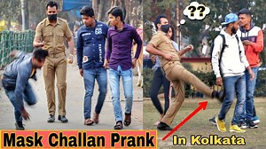 MASK KAHA HAI PRANK IN KOLKATA😱😂 | The Crazy Infinity