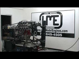 LSX 427 with a Zr1 Supercharger on the engine dyno