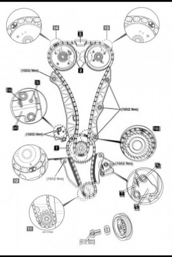 Mitsubishi Outlander 2.4 Tec FF Engine Timing Diagram (2010-2013) | Step-by-Step Guide
