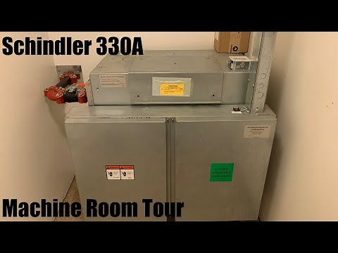 Machine Room Tour of a Schindler 330A Hydraulic Elevator