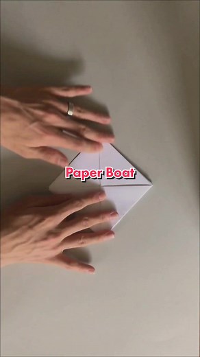 How to make a Paper Boat #paper #papercraft #origami #origamitutorial #hand #boat