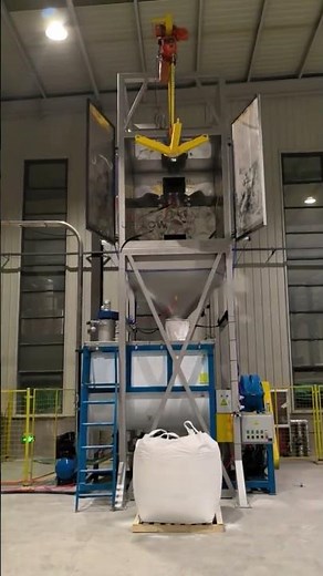 Ton Bag Unloading Machine | Bulk Bag Discharger Working Video