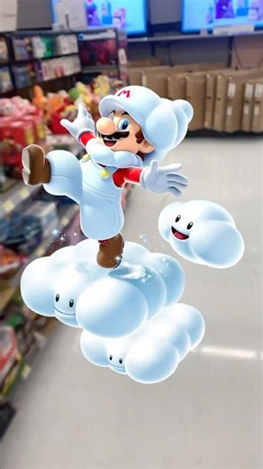 Mario Plush Makeover: Cloud Mario #marioplush #shorts #nintendo