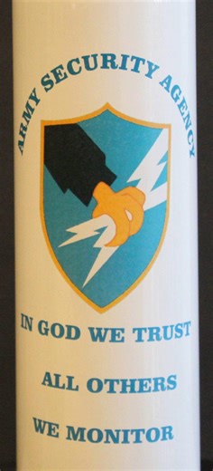 Army Security Agency Bullet Tumbler - Etsy