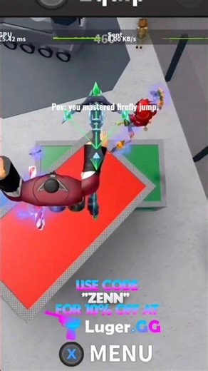 POV:You ￼Mastered FireFly Jump #mm2 #roblox #murdermystery2 #cbum