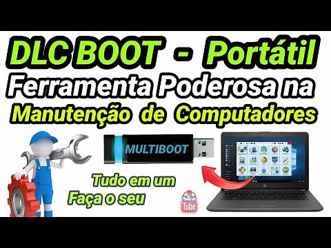 DLC BOOT Portátil - Ferramenta poderosa na manutenção de Computadores.