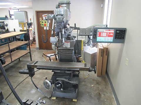Bridgeport EZ-Trak 2-Axis CNC Vertical Knee Mill w/ EZ-Trak 2-Axis Control w New Motherboard & More!
