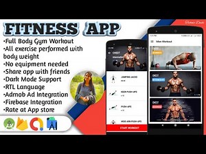 How to Create Fitness Gym App in Android studio 2022