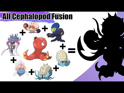 All Octopus / Cephalopod Pokémon Fusion (Gen 1 - Gen 8)