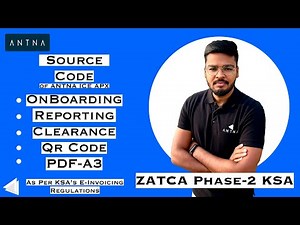 SOURCE CODE | الرمز مصدر | ANTNA ICE APX For Phase-2 E-Invoicing in KSA | ZATCA | PHASE - 2 |