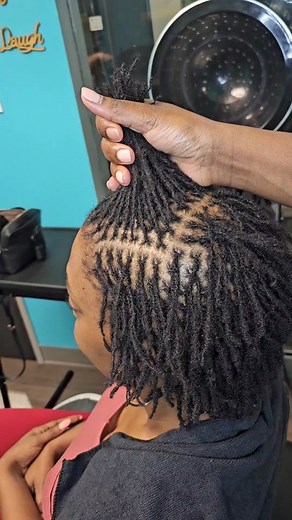 Short Micro Loc Styles for Women - Summer Hair Journey