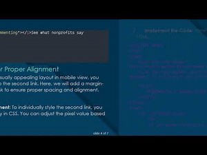 How to Center Links in Mobile View Using Bootstrap 4