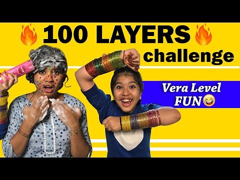 😜Sodhikadhinga da Ennaya || Craziest Ever 100 Layer Challenge || Preetha Ammu || Ammu Times ||