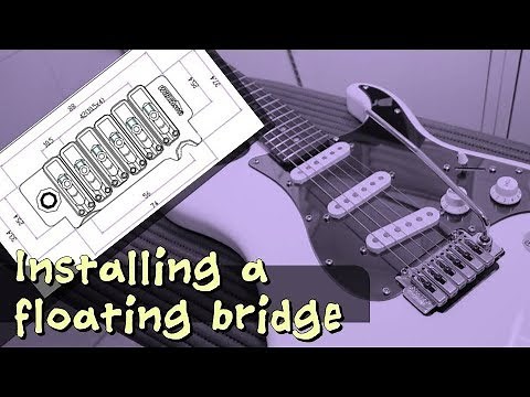 Installing a floating bridge on a strat (English)