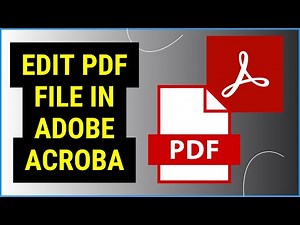 How to Edit PDF File in Adobe Acrobat (Windows)