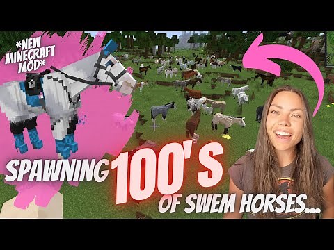 MASSIVE *NEW* EQUESTRIAN MOD for MINECRAFT you CANNOT MISS! *Star Worm Equestrian Mod*