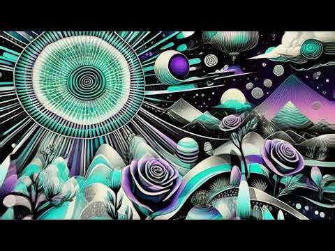 [4K] Psychedelic Trippy Visuals for LSD Trips | Silent Aurora