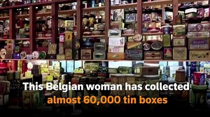 Belgian collects a treasure trove of 60,000 vintage tin boxes