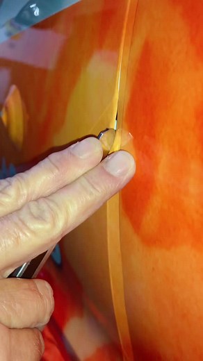 Longer or shorter videos? #asmr #asmrsound #vinylrip #cuttingasmr #satisfyingsounds #carwrap #expresssigntn