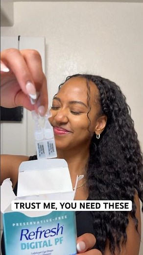 The BEST Eyedrops After Staring At Screens All Day 👁️💧Content Creator Office| Refresh Digital PF