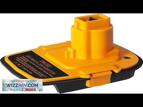 Battery Adapter with USB Convert for DeWalt 20V for Milwaukee 18V Lithium